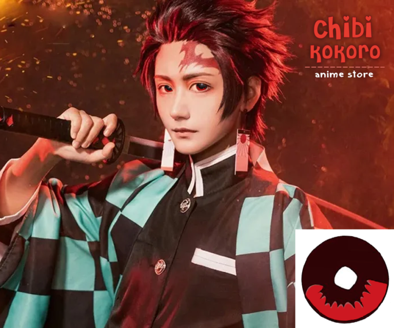 Lentes de contacto – Tanjiro – Chibi Kokoro